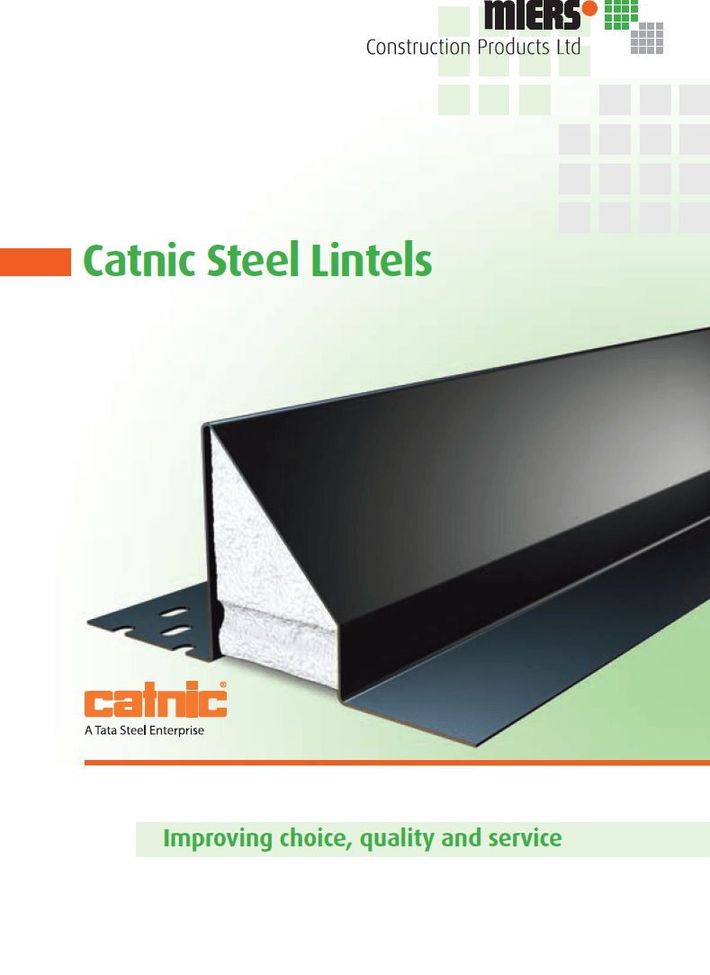 Catnic Steel lintels | Miers Construction Products